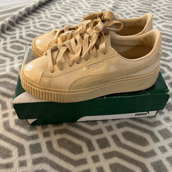 Puma | Shoes | Basket Platform Patent | Poshmark